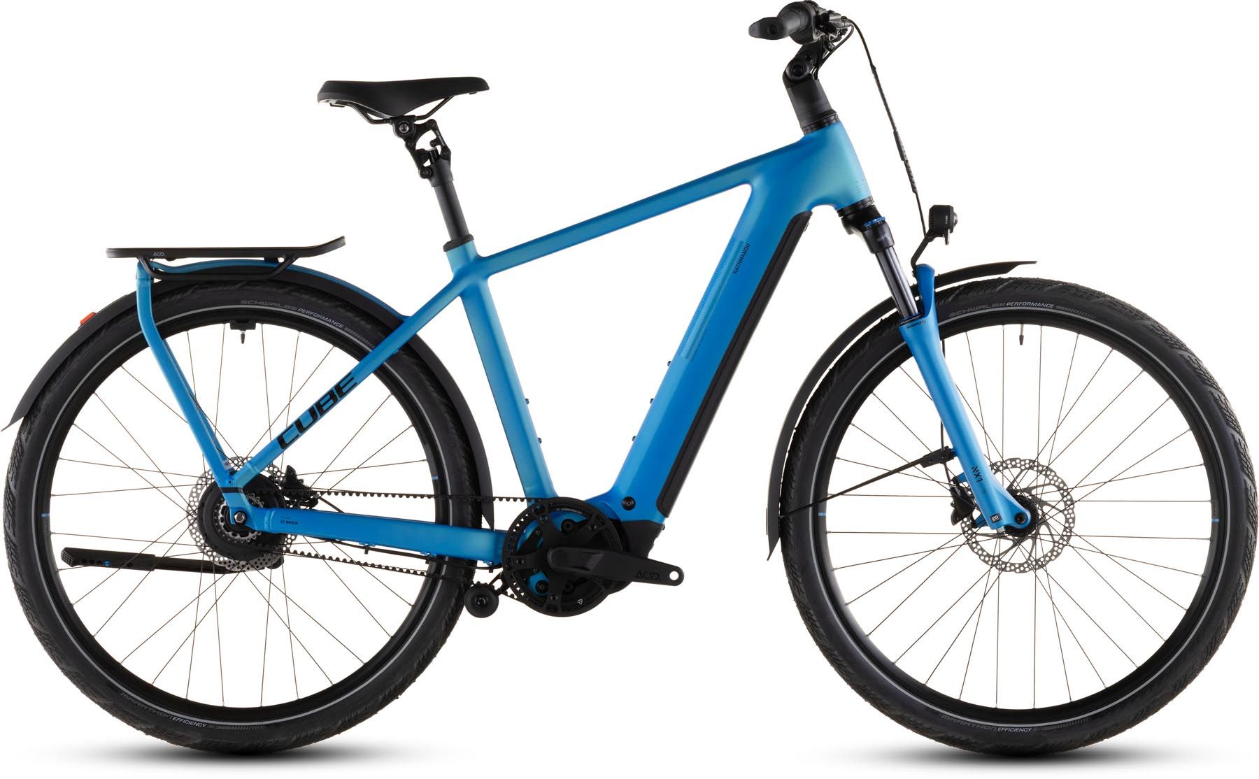 Cube Kathmandu Hybrid Comfort Pro 800 azure n black 2026 - E-Bike ...
